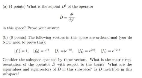 Solved Consider The Infinite Dimensional Complex Vector Chegg