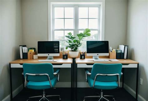 17 Two Desk Home Office Ideas For Maximizing Space Work Well Remote