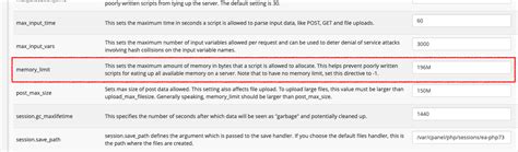 Increasing Memory Limit Via Multiphp Ini Editor General Hosting