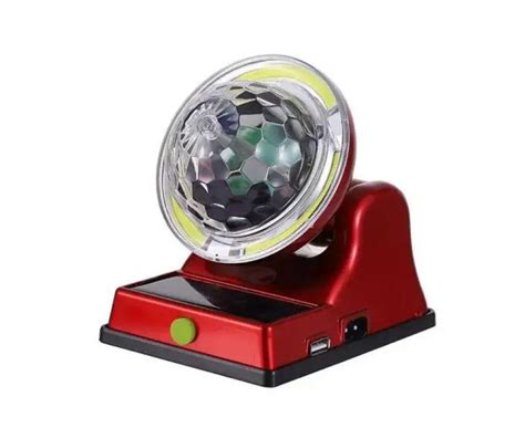 Диско лампа Solar з сонячною панеллю мульти продаж ціна у Кривому Розі Святкове освітлення