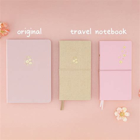 Tsuki ‘sakura Breeze Travel Notebook T Set ☾ Notebooktherapy