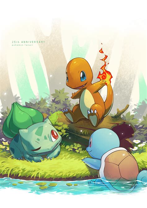 Squirtle Charmander Bulbasaur