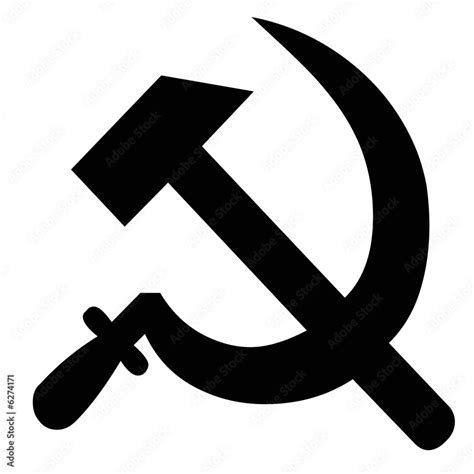Poster Communism Symbol Hammer And Sickle Wall Art Ukposters