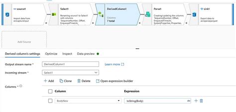 process avro files in azure synapse analytics integrate data flow or