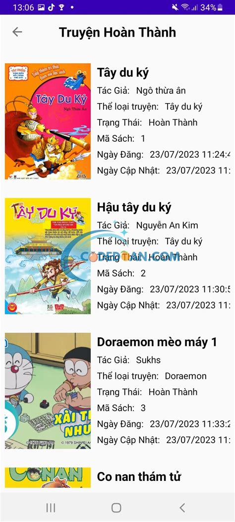 App Kotlin đọc truyện tranh cơ bản Android Studio csdl sqlite firebase Sàn giao dịch