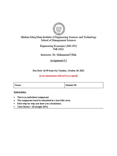 Ms 291 Assignment 1 Mu Pdf Interest Interest Rates