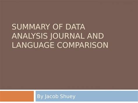 Ppt Language Comparison Powerpoint Dokumentips