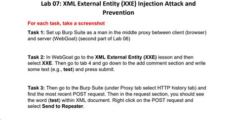 Solved Lab 07 Xml External Entity Xxe Injection Attack