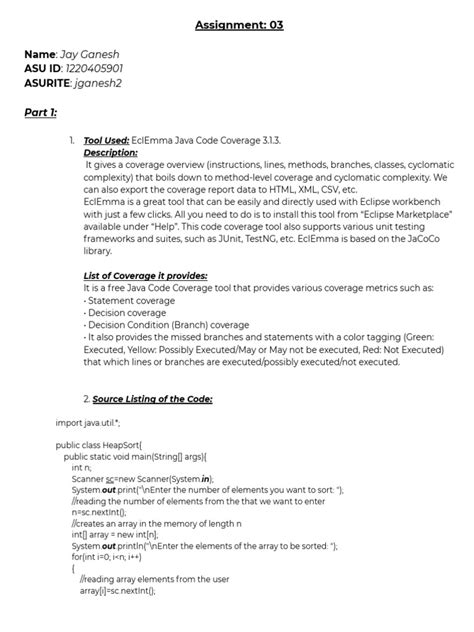 Assignment03 Pdf Java Programming Language Constructor Object
