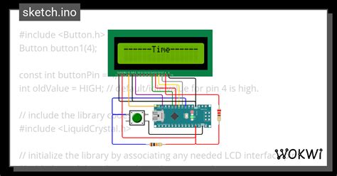 Arduino Nano Stopwatch Wokwi Esp32 Stm32 Arduino Simulator