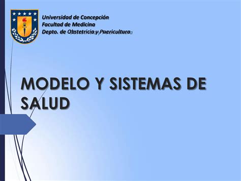 SOLUTION: 5 modelo y sistemas de salud - Studypool