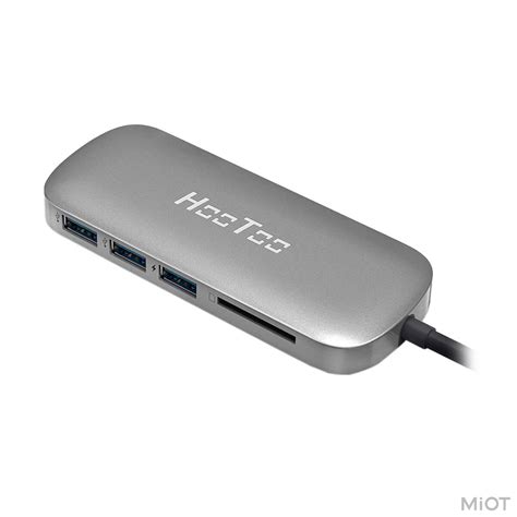 Мультиадаптер Xiaomi HooToo Shuttle Type-C Hub Space Grey (HT-UC001-SG ...