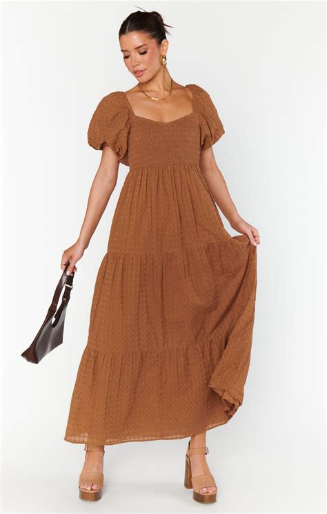 Joanna Maxi Dress In Brown Size Medium Show Me Your Mumu Maxi