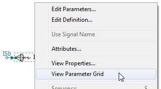 Parameter Grid Pane