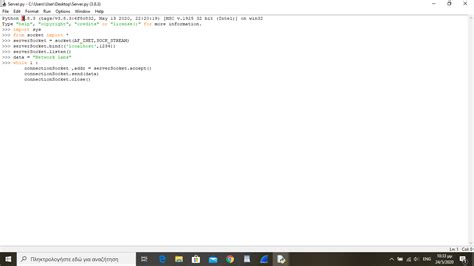 Sockets Invalid Syntax Error On Python Version While Running Python Idle Stack Overflow