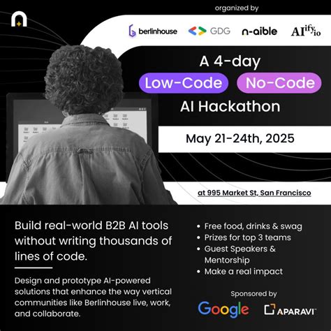 Hackathon Ai Lowcode Nocode Sanfrancisco Naible Innovation B2b