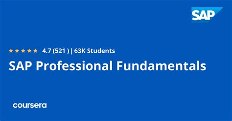 Sap 专业基础知识 Coursera