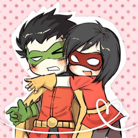 Robin Damian Wayne And Lian Harper Dc Comics Drawn By Onmyipodnano