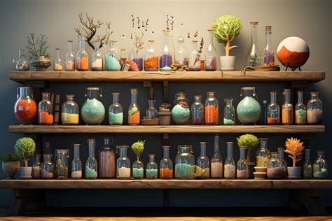 Free Photo Sample Shelves Laboratory