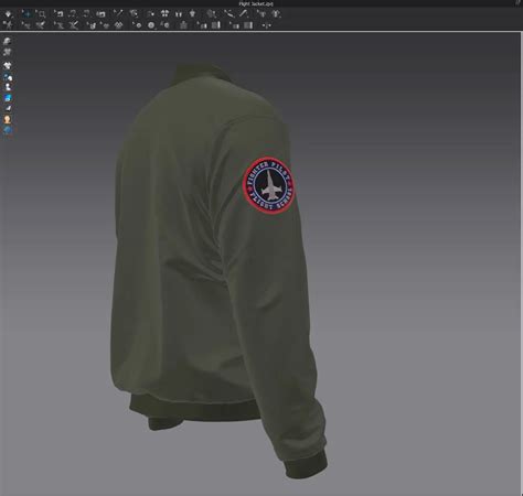 Flight Jacket Marvelous Designer Flippednormals