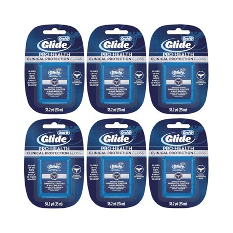 Oral B Advanced Floss Mint 6 Pk Effortless Superior Flossing