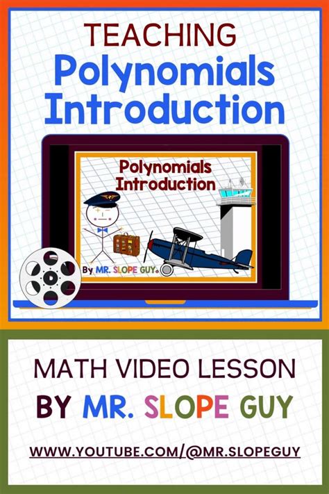 Introduction To Polynomials Understanding Degree Identifying Monomials Binomials And