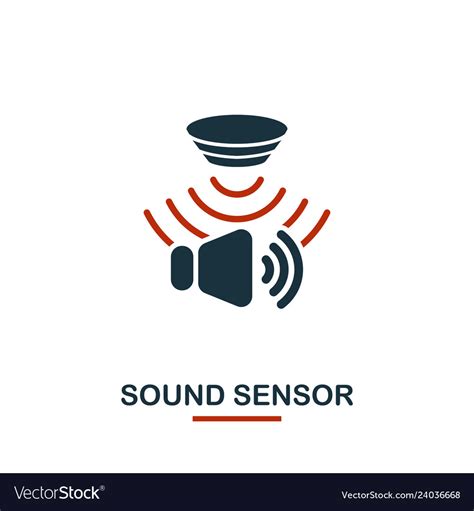 Sound Sensor Icon From Sensors Icons Collection Vector Image