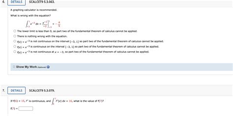 Solved A Graphing Calculator Is Recommended What Is Wrong