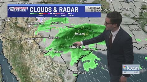 Toasty Temps In Texas Rounds Of Rain Possible Kxan Weather Forecast
