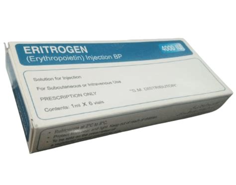 Eritrogen 4000 Iu In Pakistan Mr Medicine Mart