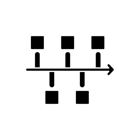 Timeline Concept Line Icon Simple Element Illustration Timeline Concept Outline Symbol Design