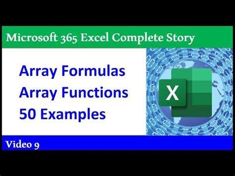 Excel Array Formulas And Functions Aditya Kumar Darak
