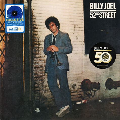 Billy Joel 52nd Street Blue Swirl Vinyl With 12x12 Photo Insert