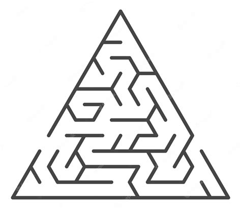 premium vector maze game template right way exercise riddle