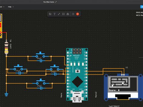 Arduino Pac Man Game Eat Beans Avoid Walls