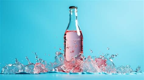 Premium Ai Image Abottleofsparklingwaterwithbubblesfizzingou