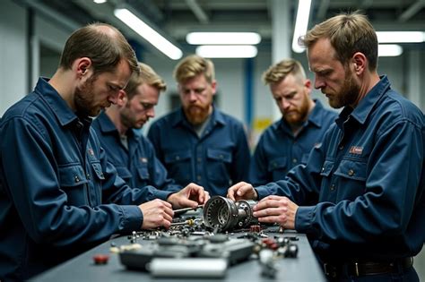 Manufacturing Electronics Assembly Line Premium Ai Generated Image