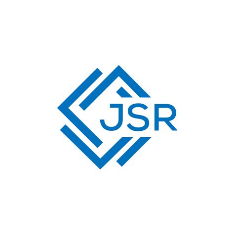 Jsr Letra Logo Diseño En Blanco Antecedentes Jsr Creativo Circulo Letra Logo Concepto Jsr