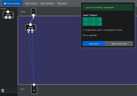 1 1 nand 2 components r nandgame u