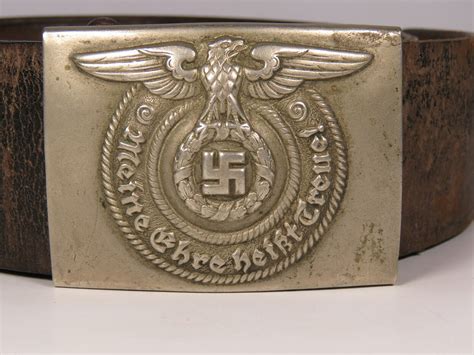 Early Ss Belt With Nickel Silver Buckle Overhoff And Cie