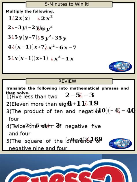 Q1 Lesson 22 Solving Problems Involving Factors Of Polynomials 1 Pdf Area Length