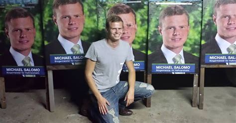 Michael Salomo Jüngster Bürgermeister Tritt Heute Seinen Dienst An Bunte De