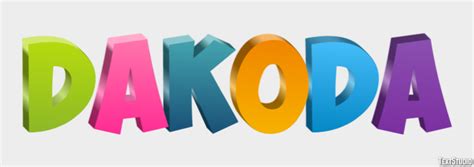 Dakoda Text Effect And Logo Design Name