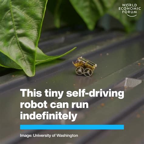 This Tiny Self Driving Robot Can Run Indefinitely World Economic Forum