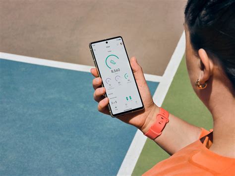 New Fitbit Charge Advanced Fitness Health Tracker Coral Ga Na Best Buy