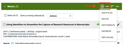 add works to your orcid record orcid