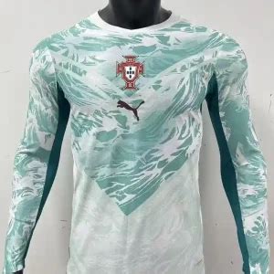 2026 World Cup Portugal Long Sleeve Soccer Jersey Home Jersey