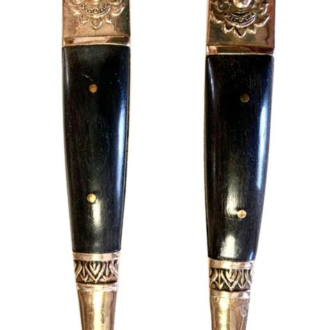 1960s Siam Thailand Rosewood And Brass Flatware Set 132 Pcs Chairish