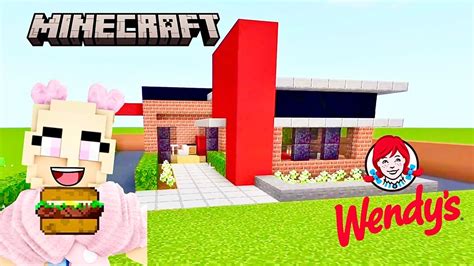 How To Build A Wendys In Minecraft Youtube