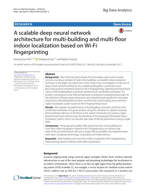 A Scalable Deep Neural Network Architecture For Multi Building And